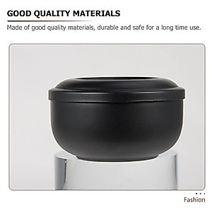 Beaupretty Stainless Steel Shaving Soap Bowl Shaving Mug for Shave Cream Soap Shaving Cup with Lid