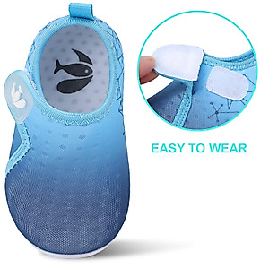 FEETCITY Baby Boys Girls Water Shoes Beach Swim Pool Shoe Barefoot Aqua Socks 6-12 Months Infant