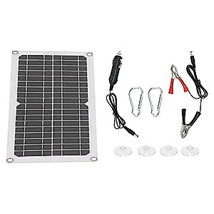 Hyuduo Flexible Solar Panel 18W 12V Bendable, Semi‑Flexible Solar Cell Panel Battery Charger for Car Boat Outdoor Supplies,Solar Panels