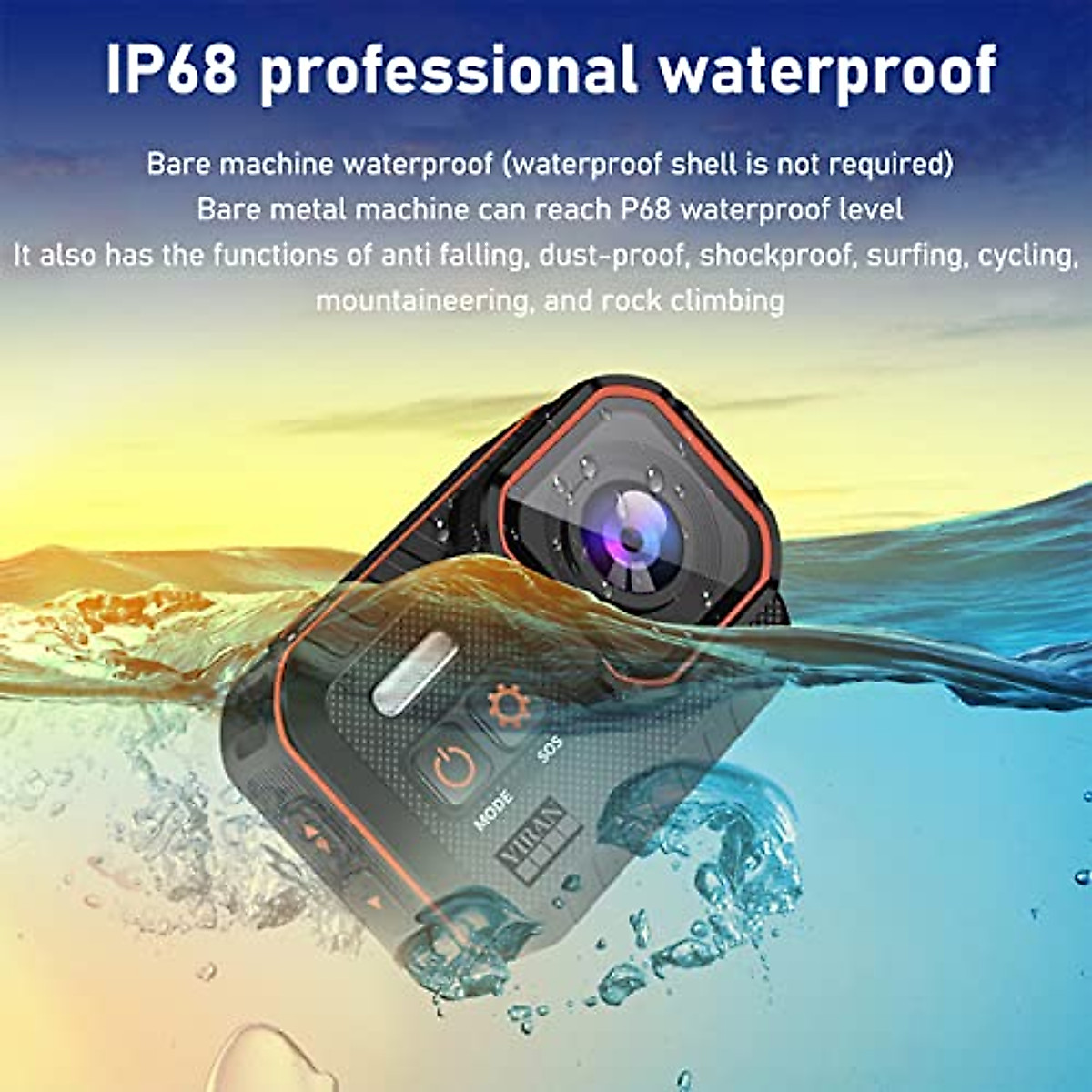 New IP68 Diving Digital WiFi Camera 4K Cameras for Photography 24MP Digital Picture Resolution Camera for Traveling Diving New HD Digital Camera 4K High-Definition Digital Camera