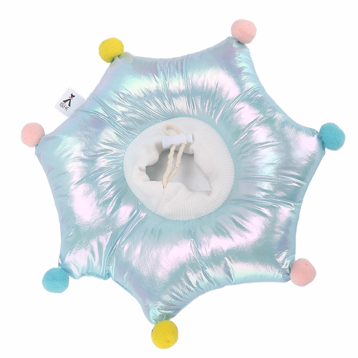 BORDSTRACT Adjustable Cat Cone Collar Soft, Clown E Collar for Cats, 3 Size Cat Recovery Collar, Waterproof, Cat Neck Cones to Stop Licking for Cat/Kitten/Small Dog, Anti-Bite Lick(M)