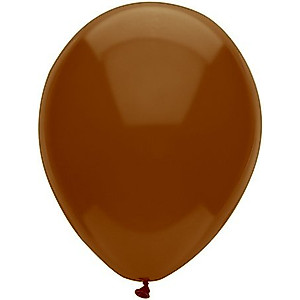 12 Inch Chestnut Brown Latex Balloons 72CT