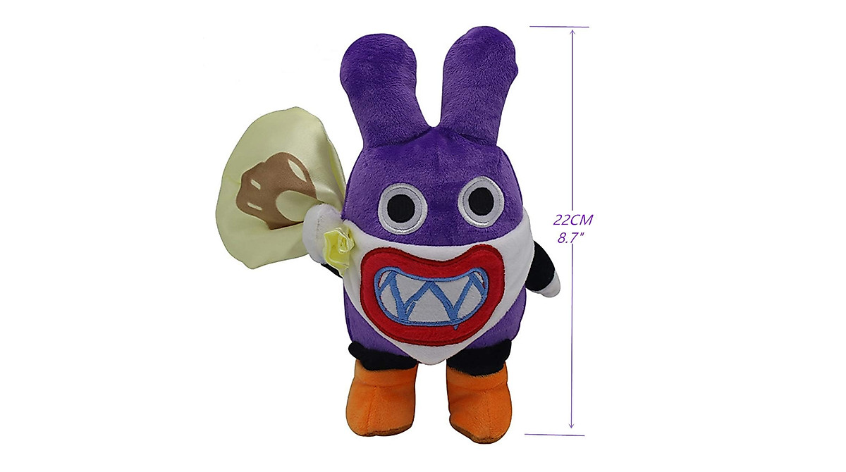YIYO Mario Bros Nabbit Purple Plush Toy - 8.7 Inch Fun Gift