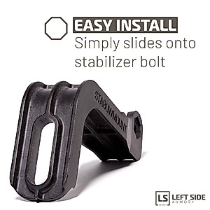 The Original StaBowMount - Compatabile with GoPro Bow Mount and Insta360 Cameras - Made in The USA for Any Camera with a 2-Prong (GoPro Style) Mounting - Archery GoPro Mount