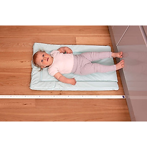 Measure Me! Baby Roll-up Door Frame Growth Height Chart for Children Kids Room - Little White One (inches)