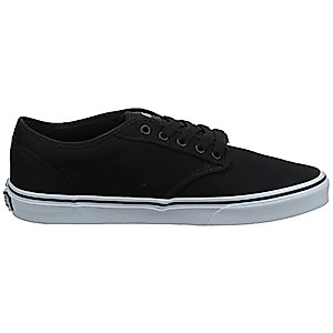 Vans Men's^Men's Atwood Low-Top Sneakers, Canvas Black White, 11 UK