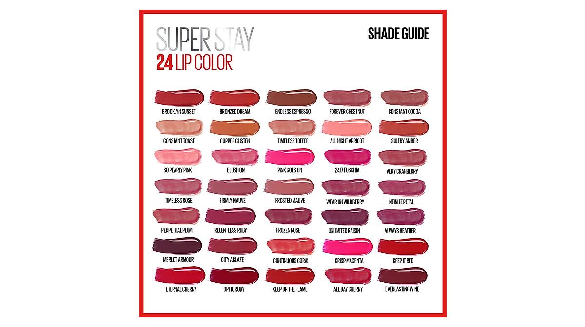 Maybelline Super Stay 24 Liquid Lipstick - Long Lasting Mauve Pink