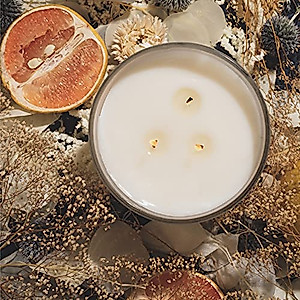APOTHEKE Luxury Scented 3-Wick Jar Candle, Earl Grey Bitters, 32 oz - Large - Earl Grey Bitters Tea Leaves, Lemon Zest, Bergamot, & Peony Scent, Aromatherapy, Long Lasting, Hand Poured in USA