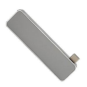 Type‑C to Storage Card Adapter, Small Portable Aluminum Alloy 5 in 1 Type‑C Hub Plug and Read for Mobile Phone for Tablet