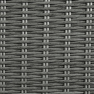 Signature Design by Ashley Elite Park Casual Outdoor Resin Wicker Arm Chair with Cushion, 2 Count, Gray