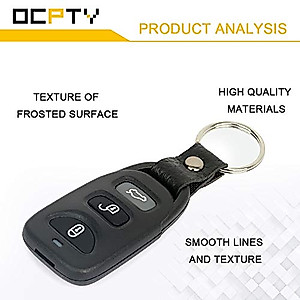 OCPTY 1 X Flip Key Entry Remote Control Key Fob Transmitter Replacement for 06-10 for Hyundai Elantra Sonata 2.0L 2.4L 3.3L OSLOKA-360T 4 Buttons