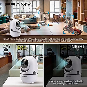 Baby Smart Monitor Home Surveillance WiFi Camera Pet Camera Night Vision App Operated