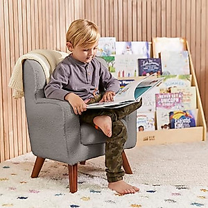 ECR4Kids Mila Arm Chair, Kids Furniture, Grey