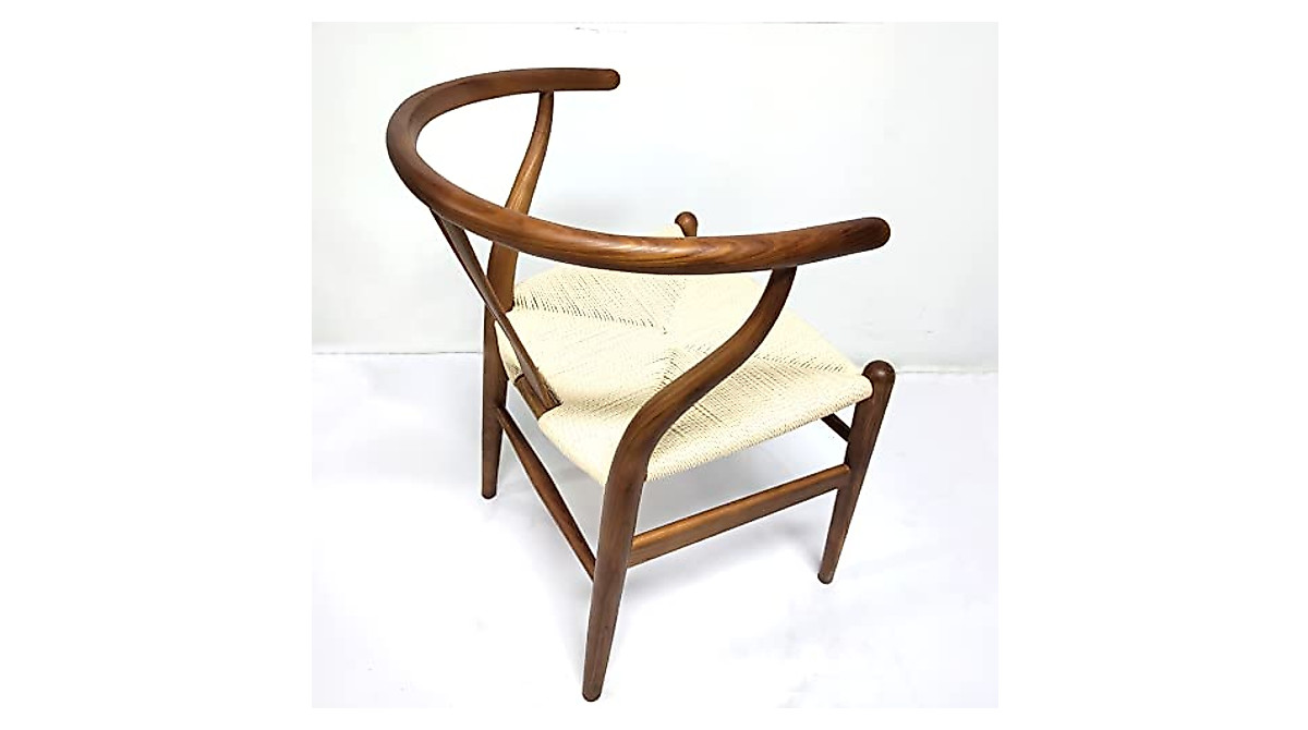 VODUR Wishbone Chair Set - Elegant Solid Wood Design