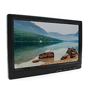 LOVPAIN10.1inch LCD Monitor with HDMI VGA USB AV BNC Support Input Source 366X768 IPS LCD Screen