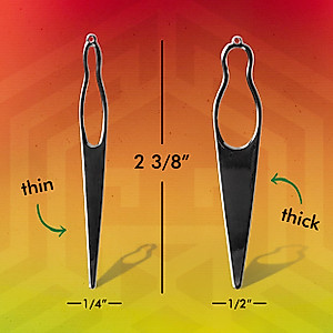 Interlocking Tools for Locs | Sisterlock and Dreadlocks Starter Kit: Tightening Accessories with Locking Needle for Small, Medium, and Large Dreads (1 Large + 1 Small Pin)