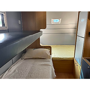 Offroad Caravans Trailer with Bedroom/Living Room/Bathroom and Kitchen.White and Black Color.