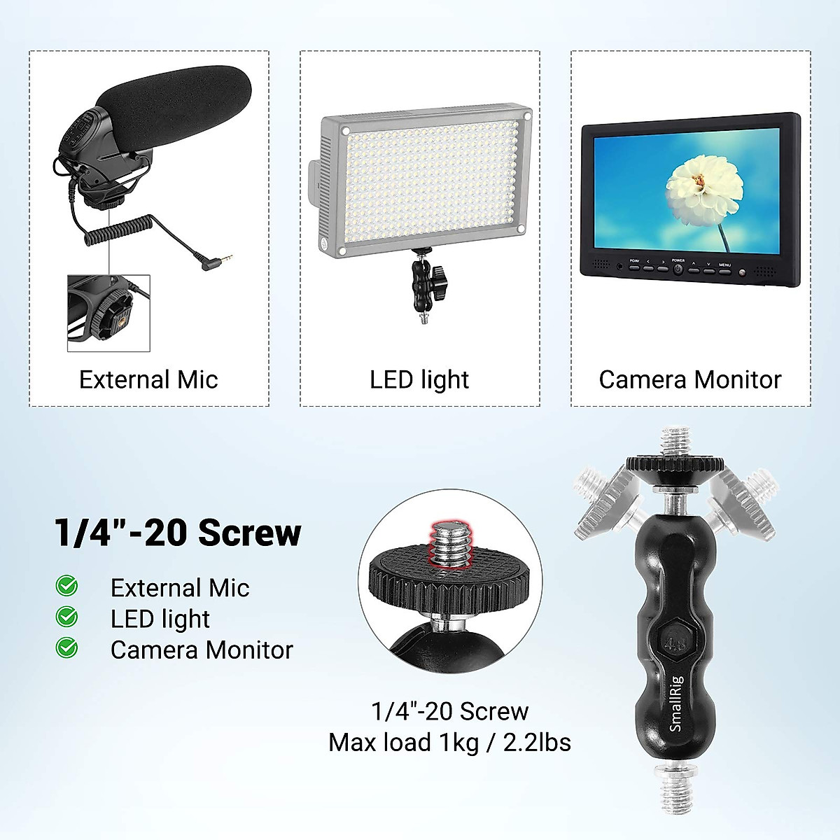 SmallRig Universal Magic Arm with Small Ballhead (4pcs) 2159