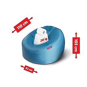 Fatboy Lamzac O Inflatable Chair, Sky Blue, Large