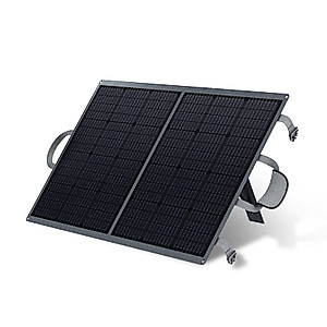 DaranEner SP100 100W Solar Panel for NEO300 Solar Generator, 5V USB ＆ 20V DC Solar Panels, Portable Foldable Solar Panel for Patio, RV, Outdoors Camping, Power Outage, Emergency