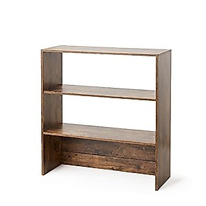 Yak About It® Dorm Station Top Shelf - Dark Wood
