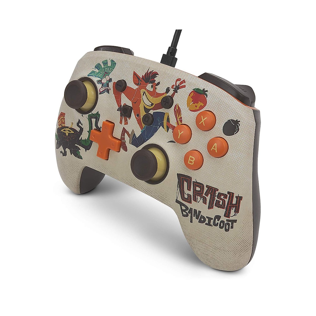 PowerA Enhanced Wired Controller for Nintendo Switch - Quantum Crash