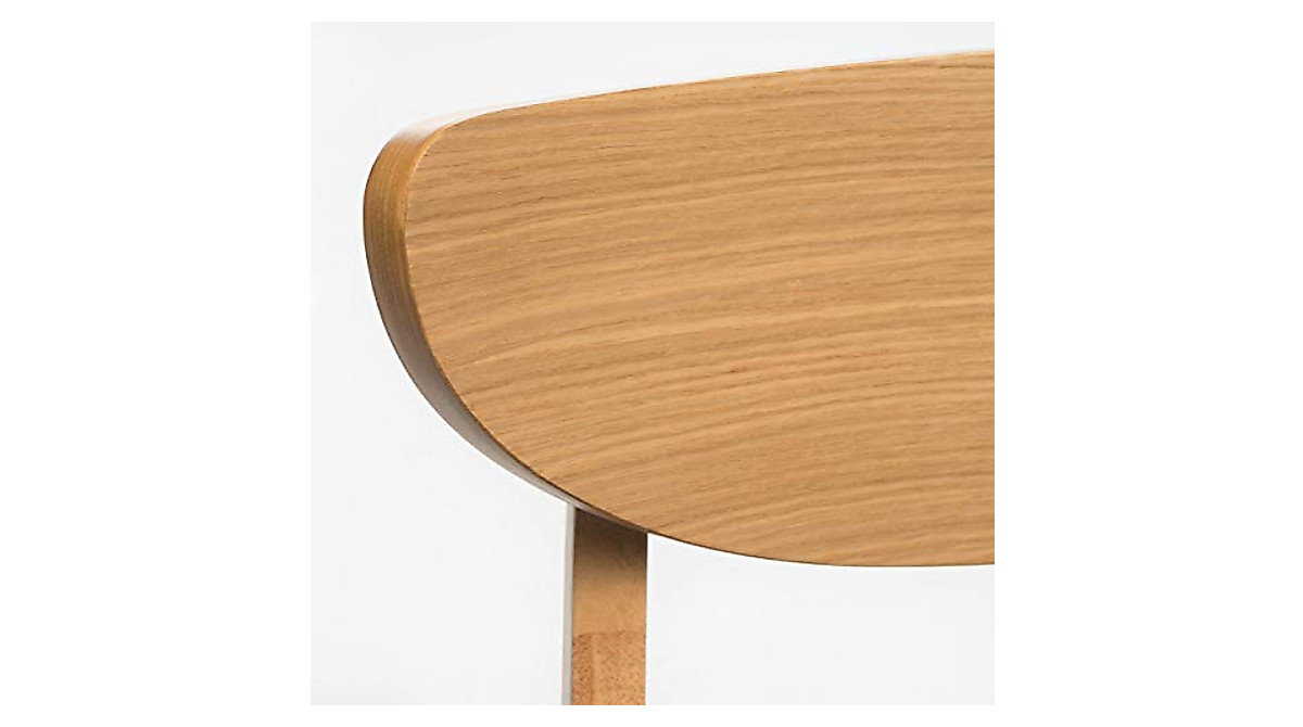 Gavin Counter Chairs Set - Dark Grey & Oak Finish