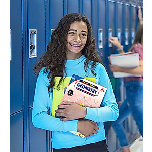 The 100+ Series: Geometry Math Workbook, Grades 6-12 Math, Sine and Cosine, Equations, Congruence and Similarity, Rotations, Reflections, and Transformations, Classroom or Homeschool Curriculum