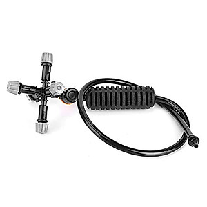 Shanrya 5-Head Nozzle Spray, Micro Irrigation System, Mist Cool Nozzle Roof Cooling for Garden Irrigation