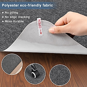 Placoot Office Chair Mat for Hardwood Floor, 55"x35" Computer Chair Mat, Desk Chair Mat, Large Anti-Slip Floor Protector for Home Office