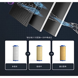 ANTOWER Handheld Turbo Fan hydro jet High Pressure vortex Shower Head Filter set of 12