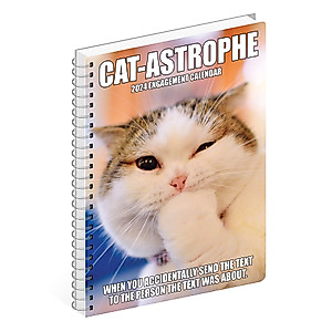 Willow Creek Press Cat-astrophe Softcover Weekly Planner 2024 Spiral-Bound Engagement Calendar (6.5" x 8.5")