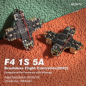 BETAFPV Meteor75 1S Micro FPV Whoop Drone Quadcopter for FPV Racing Freestyle Flight Indoor Outdoor Fly Up to 6 Minutes with F4 1S 5A Flight Controller 0802SE 19500KV Motor C03 Camera - Frsky