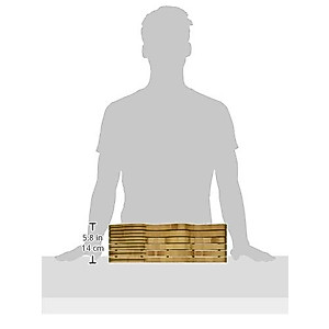 Heim Concept Bamboo Knife Block for Up To 16 Knives, Natural