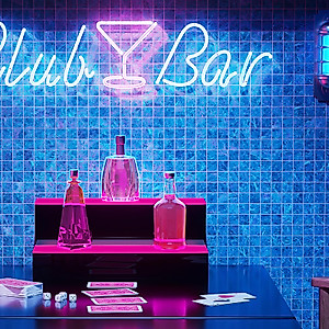 Magshion 2-Step Lighted Bar Shelves LED Lighted Liquor Bottle Display Shelf, 16" Dynamic Color Change Bottle Display, Home Kitchen Private Party Nightclub Decor, L20 Color Shifts w/Remote Control