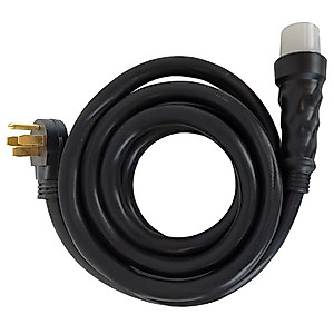 DuroMax XP5015GC 50-Amp 15-Foot 6-Gauge 14-50 CS6364 Heavy Duty Generator Cord for Home Power Backup, Black