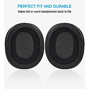 M50X Earpads, Upgrade ATH-M50X Ear Pads, Cooling Gel Ear Cushions Replacement for Audio Technica ATH-M50X/M40X, HyperX Cloud 2/Cloud Alpha, SteelSeries Arctis 7/Arctis Pro, MDR-7506/MDR-V6 Headphones