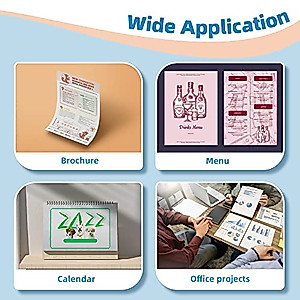 Uinkit 100 Sheets Inkjet Photo Paper Glossy 8.5x11 49lb 180Gsm Professional Photographic Paper Letter Size 8.5mil Instant Dry Suitable for All Ink Printers