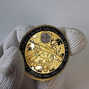 U.S. Army Sniper Commemorative Coins Gold Plated Rare Toys Collectibles Gold Coins Lucky Coins Challenge Coin