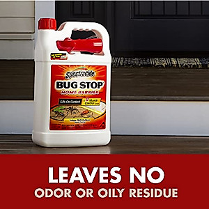 Spectracide Bug Stop Home Barrier Spray, Kills Ants, Roaches and Spiders On Contact, Indoor and Outdoor Insect Control, 1 Gallon