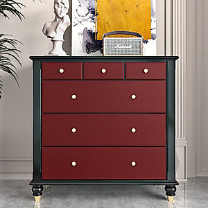 WESTICK Retro Red Wallpaper for Bedroom Walls 394" x 15.75" Red Contact Paper for Cabinets Waterproof Peel and Stick Wallpaper Self Adhesive Accent Wall Paper Living Room Entryway Vinyl Roll