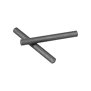 5Pc Graphite Rod Length 100mm Diameter 10mm Electrode Cylinder Rod 99.9% Carbon Graphite Rod Black for Metallurgy, Chemical Industry and Light Industry