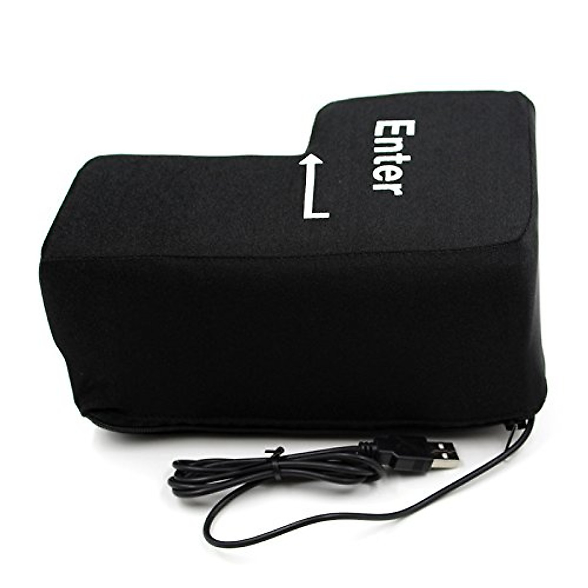 USB Big Enter Key Relieve Stress Plush Toy, OMGOD Throw Table Pillow Toys Anti-Stress Relief Super Size Stuffer Accent Desktop Foam Nap Pillow Vent Tool Peripheral Keys