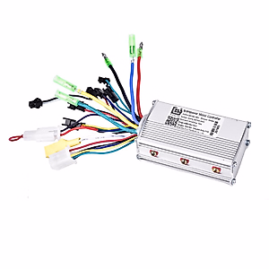 SolUptanisu Electric Bike Motor Controller,36V/48V 350W Brushless Motor Controller with LCD Panel for Electric Bike Scooter