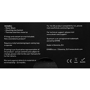 Cadre de Waterblock CPU Ekwb EK-Quantum Magnitude Accent sTRX4 (Vert)