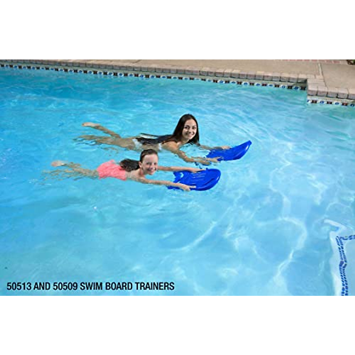 Poolmaster 50513 Advanced Kickboard Swim Trainer and Swim Aid, Large , Blue