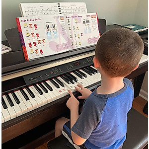 Note-Making for Piano: A color-coded piano book for kids with Note-Friend piano stickers.