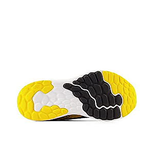 New Balance KIds Arishi Fresh Foam v4 Sneaker, BLACK/HOT MARIGOLD, 7 W Big Kid (8-12 Years)