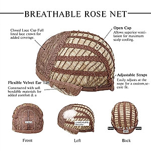 Esmee 26 Inches Long Blonde Wigs for Women Natural Synthetic Hair Ombre Blonde Wig with Dark Roots Synthetic Wig Loose Wavy Wigs Heat Resistant