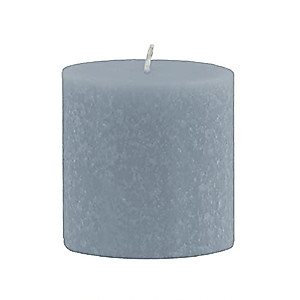 Root Candles Beeswax Blend Timberline Unscented Pillar Candle, 3 x 3-Inch,Williamsburg Blue